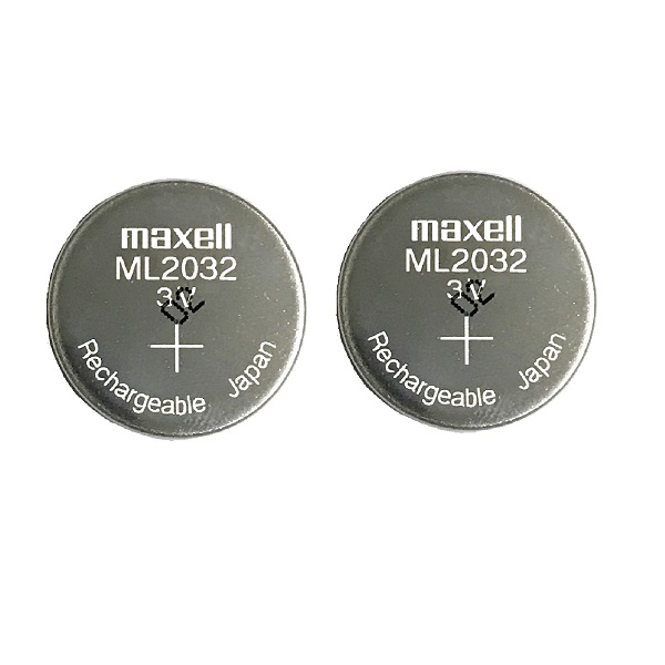 Maxell ML2032 Rechargeable Lithium Cell Button Battery